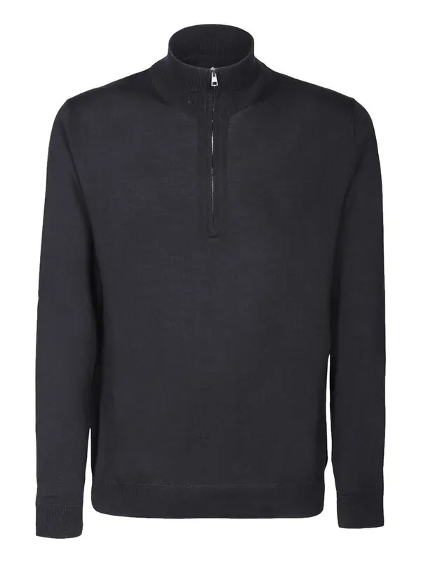 ZANONE Wool Pullover - Black