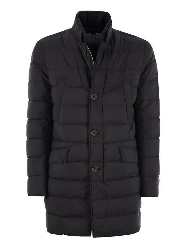 Herno Long Padded Coat - Black