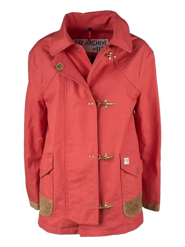 FAY Archive 4 Hooks Jacket - Red