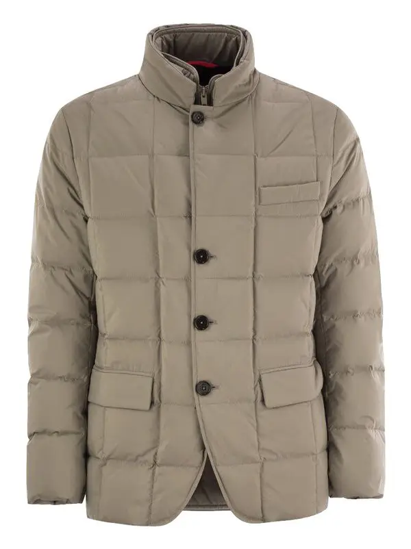 FAY Double-front Down Jacket - Beige