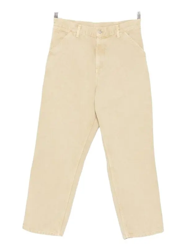 Carhartt Work In Progress Trousers With Multiple Pockets - Beige