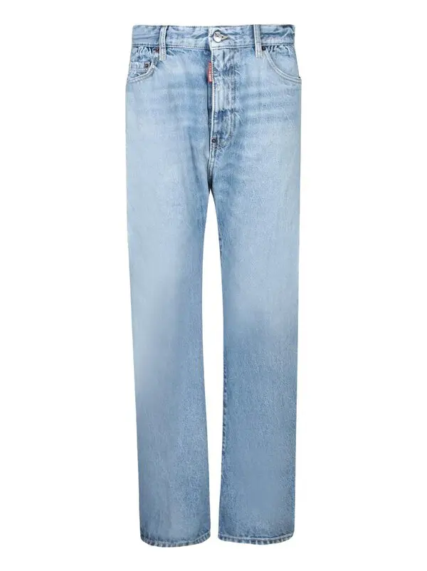 Dsquared2 Straight-cut Five-pocket Trousers - Blue