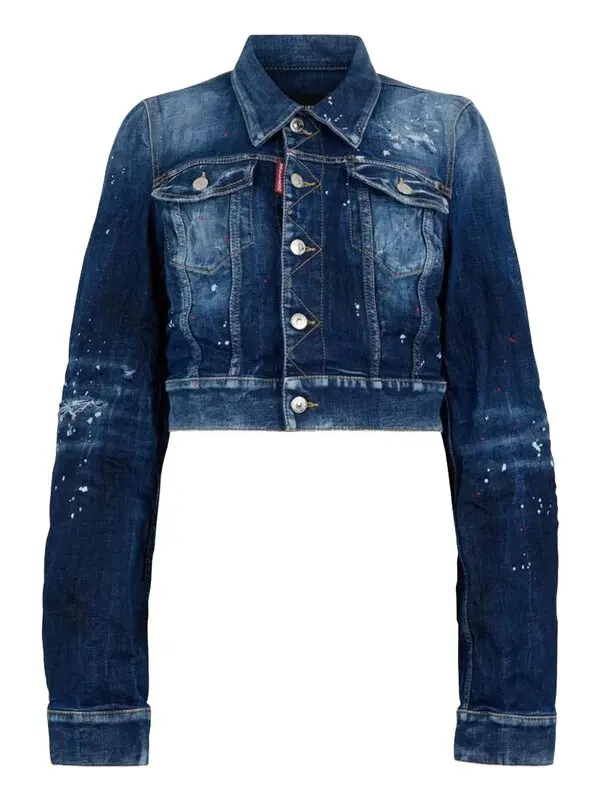 Dsquared2 Cotton Jacket - Blue
