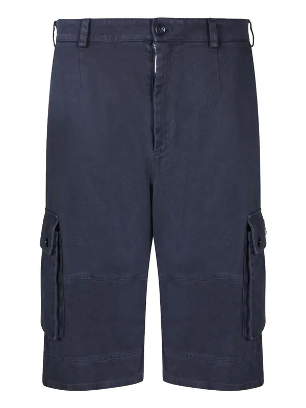 Dolce & Gabbana Cotton Bermuda Shorts - Blue