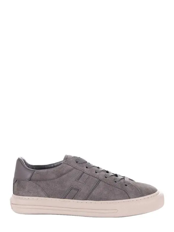 Hogan Leather Sneakers - Grey