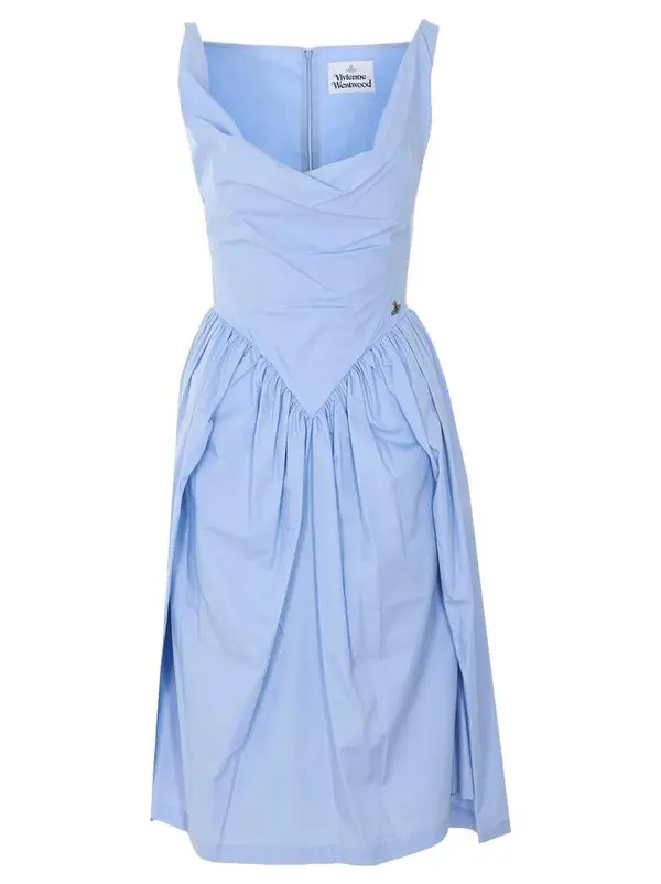 VIVIENNE WESTWOOD Light Sunday Midi Dress - Blue