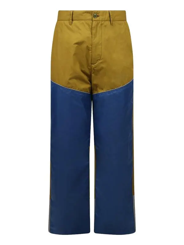 Moncler 1952 Compact Cotton-nylon Trousers - Blue