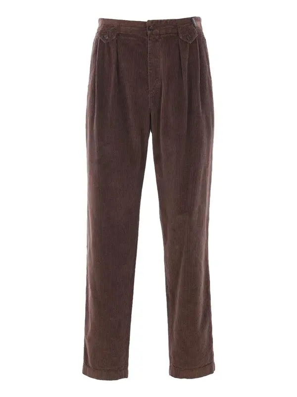 Dolce & Gabbana Corduroy Trousers - Brown+grey