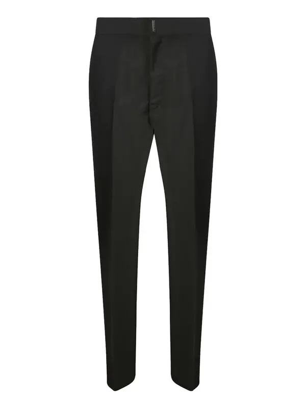Givenchy Wool-mohair Trousers - Black