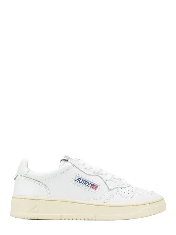 AUTRY Medalist Low Leather Sneakers - White