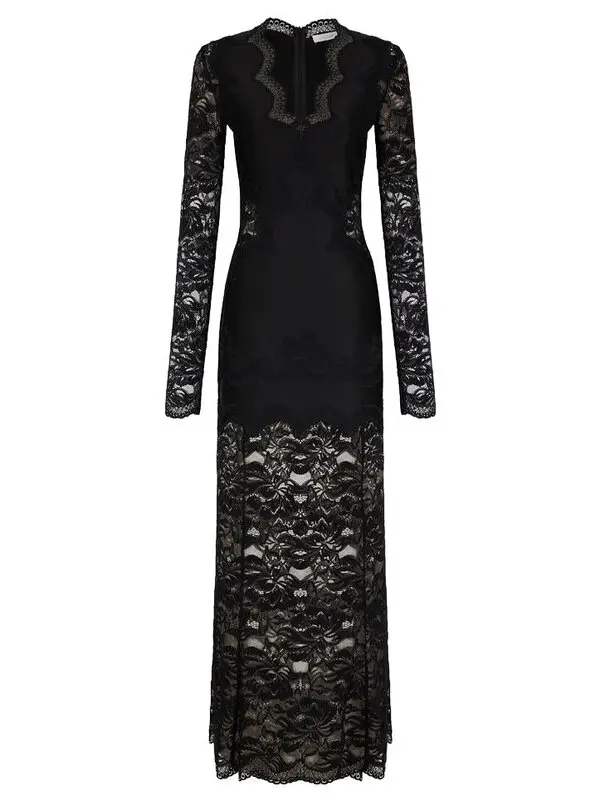 Rabanne Long Sleeve Dress - Black