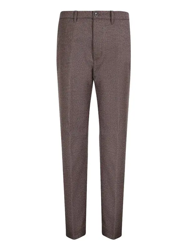 NINE:INTHE:MORNING Nikolas Slim Fit Trousers - Brown