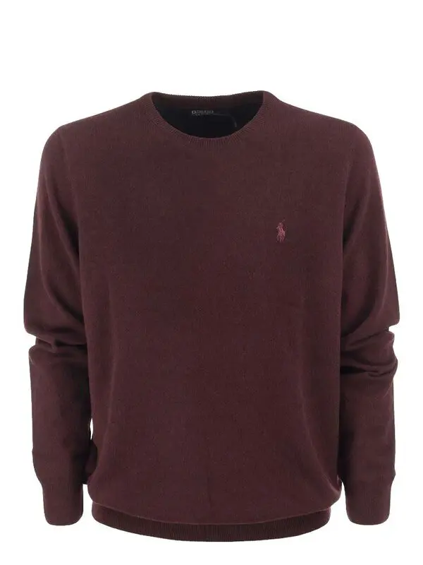 Ralph Lauren Crew-neck Wool Sweater - Vine