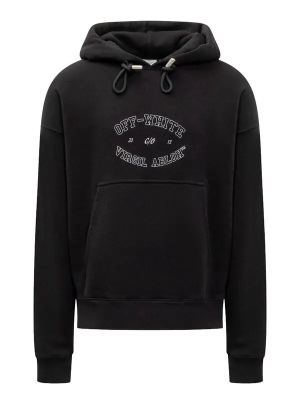 Off-White Sweatshirt With Logo - Black