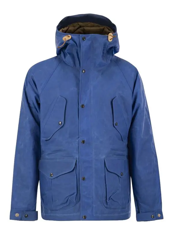 MANIFATTURA CECCARELLI Fisherman Parka With Hood - Bluette