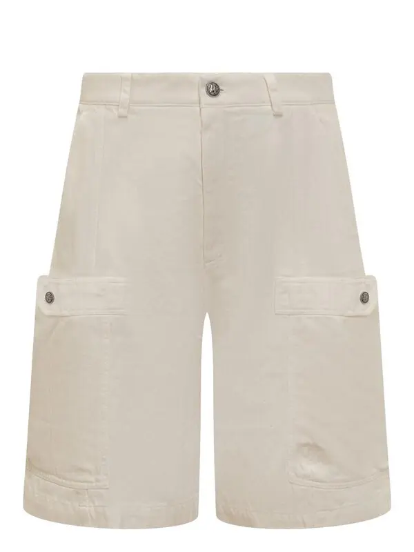 Palm Angels Cargo Shorts - Beige