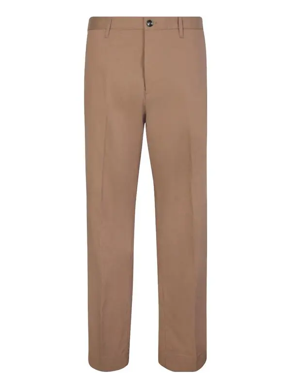NINE:INTHE:MORNING Slim Fit Trousers - Beige