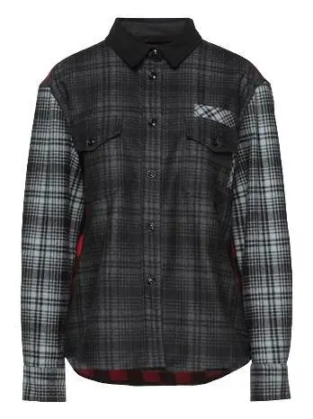 Woolrich Glen Plaid Flannel Overshirt - Grey