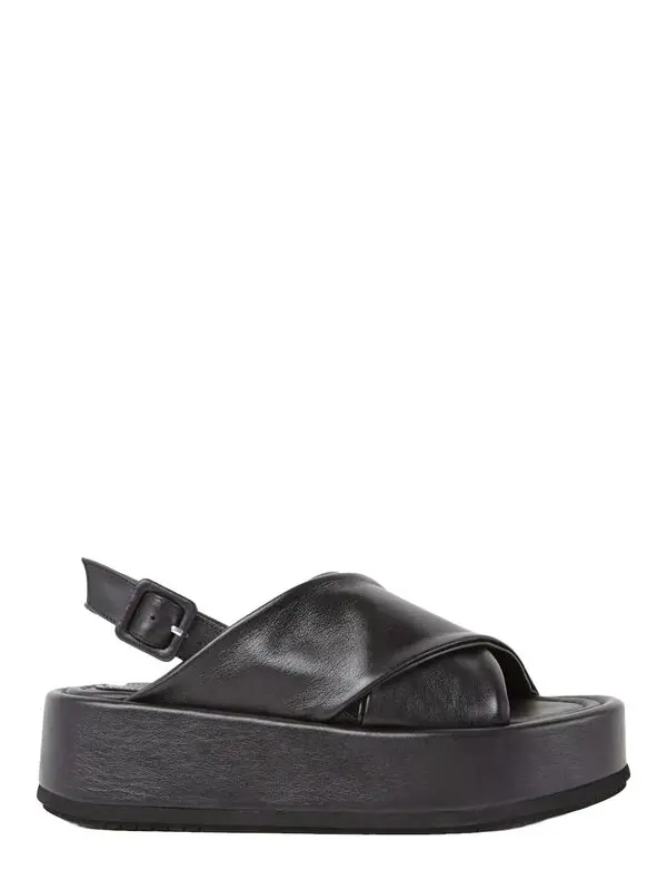PALOMA BARCELO 55mm Basima Platform Sandals - Black