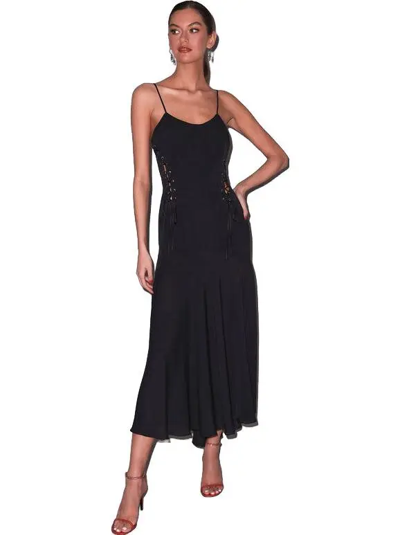 Fleur Du Mal Gia Gown - Black