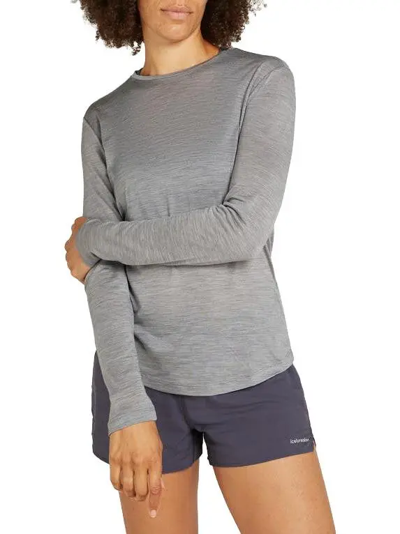 Icebreaker 125 Cool-lite Long-sleeve T-shirt - Metro Heather