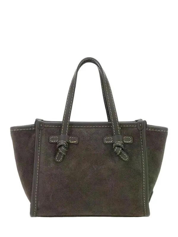 MARCELLA CLUB Suede Tote - Brown