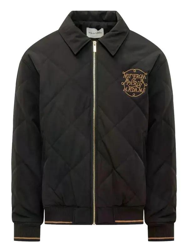 Drole De Monsieur Quilted Jacket - Black