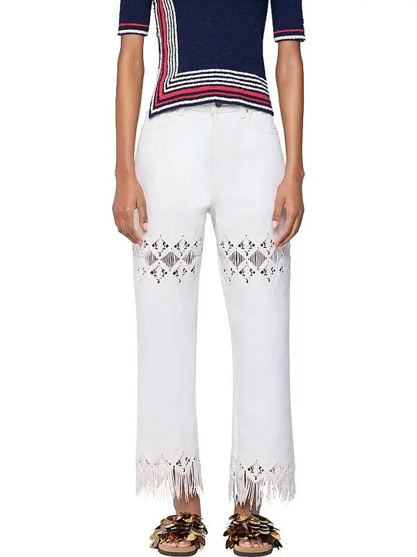 Rabanne Straight Pants - Off White
