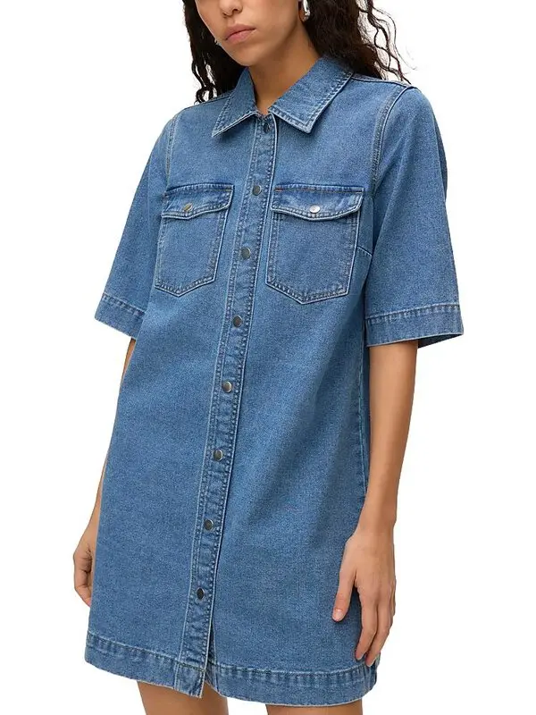 Vero Moda Denim Shirt Dress - Medium Blue