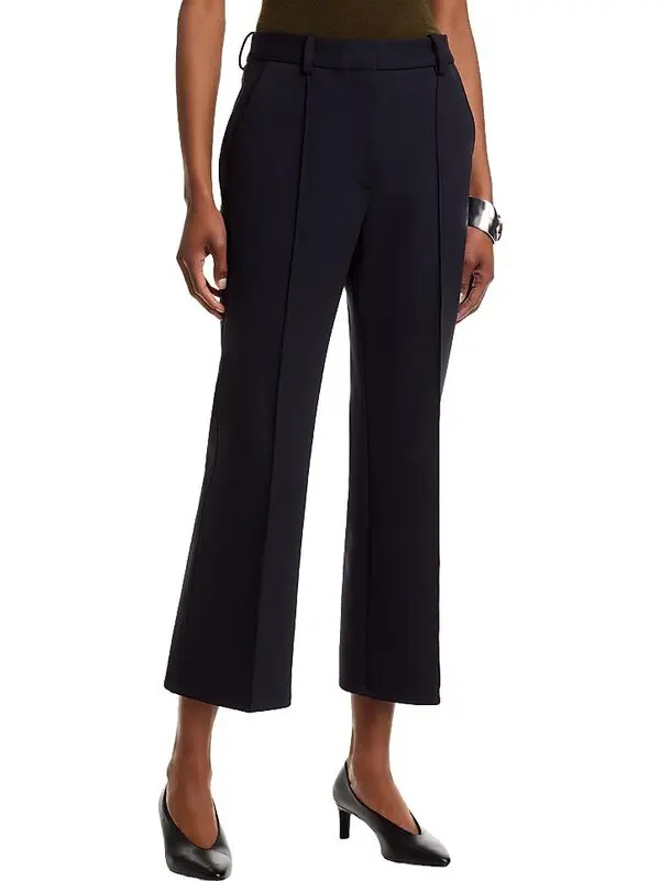 Co Cropped Flared Pants - Black
