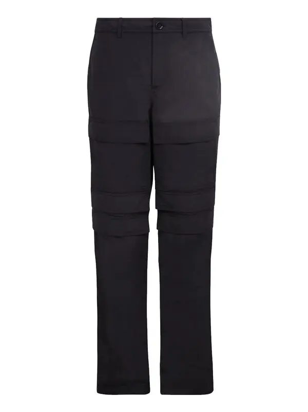Burberry Regular Fit Cargo Trousers - Black