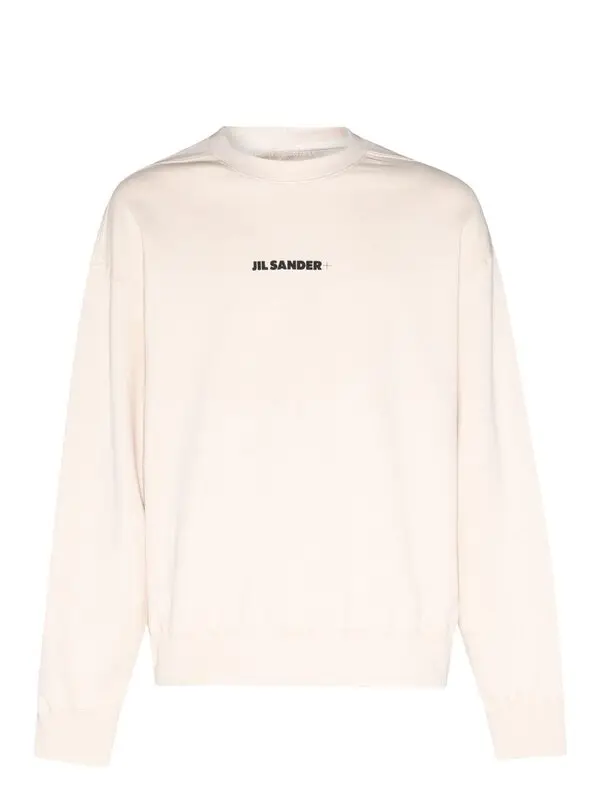 JIL SANDER Cotton Sweater - Beige