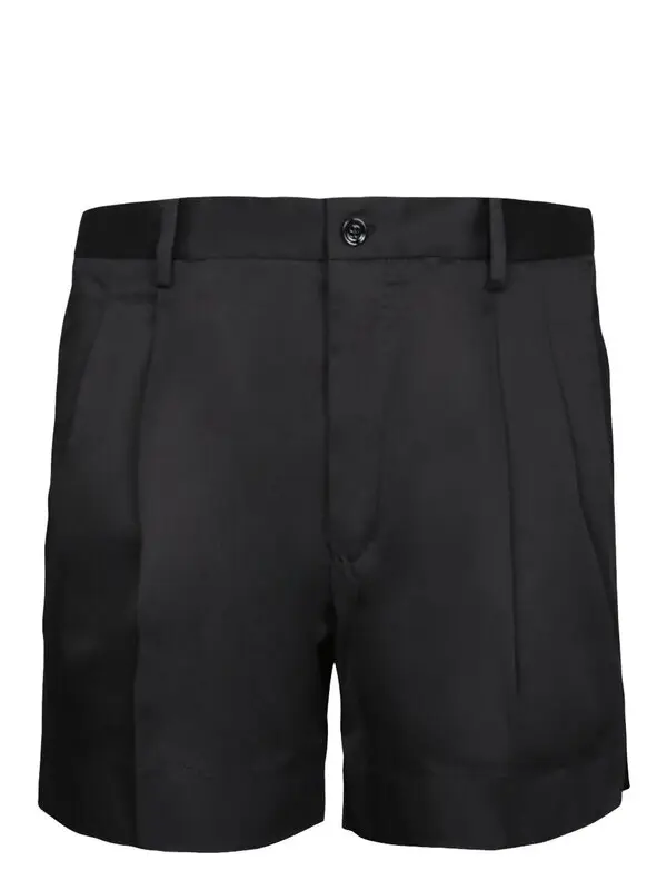 Dolce & Gabbana Flat Front Trousers - Black