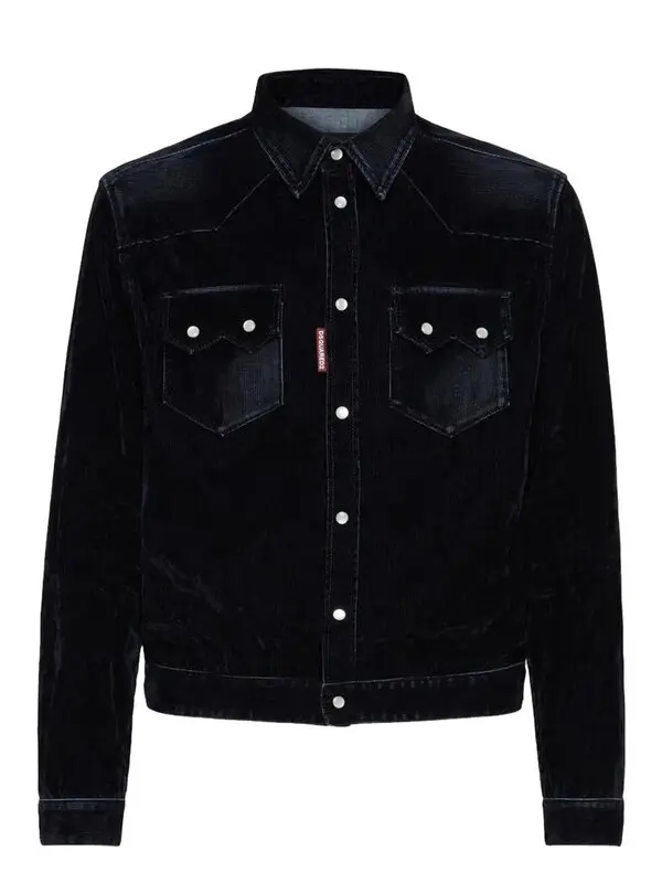 Dsquared2 Cotton Jacket - Blue