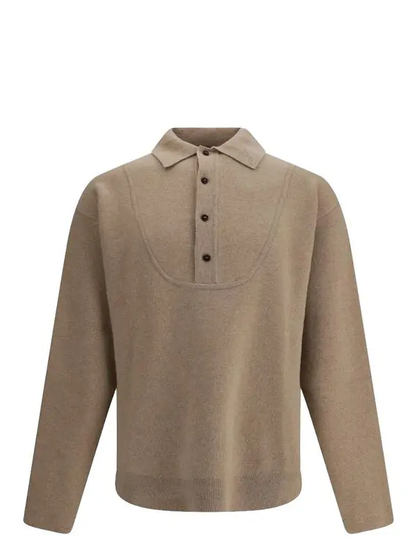 Jacquemus Wool-blend Sweater - Beige