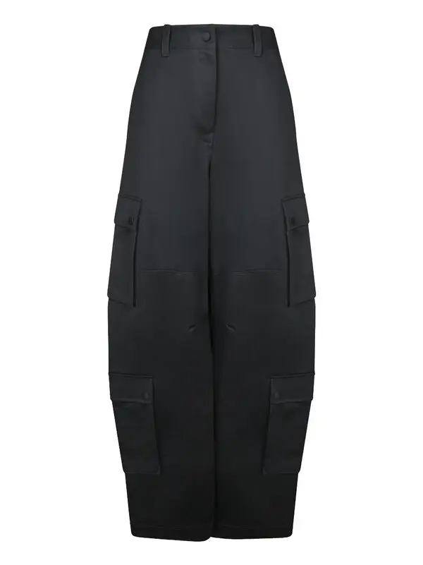 MSGM Carrot Trousers - Black