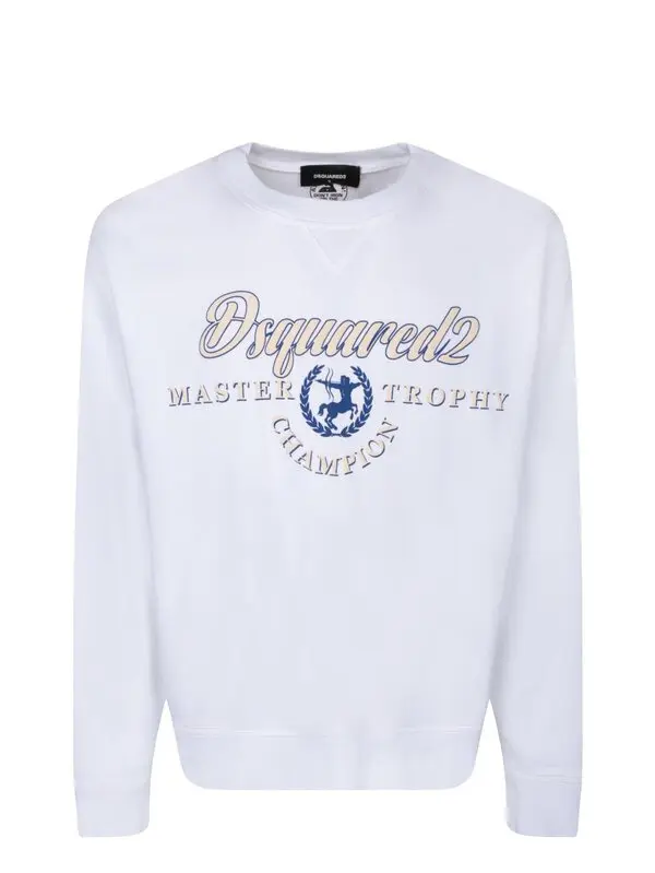 Dsquared2 Cotton Sweatshirt - White