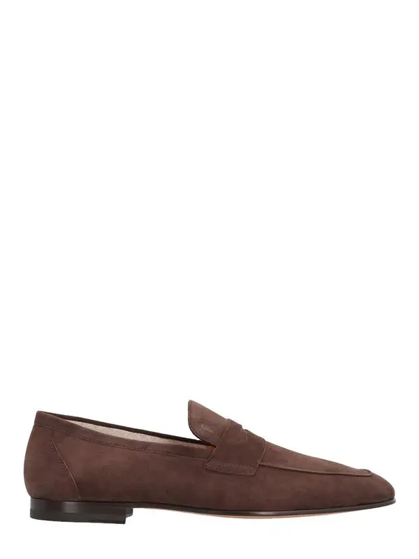 TOD'S Suede Loafers - Brown