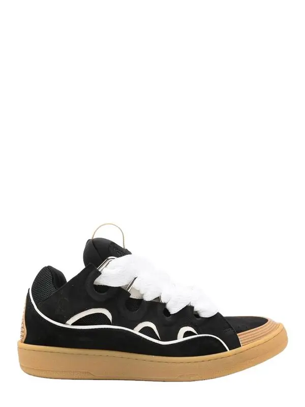 LANVIN Wave Detail Trainers - Black