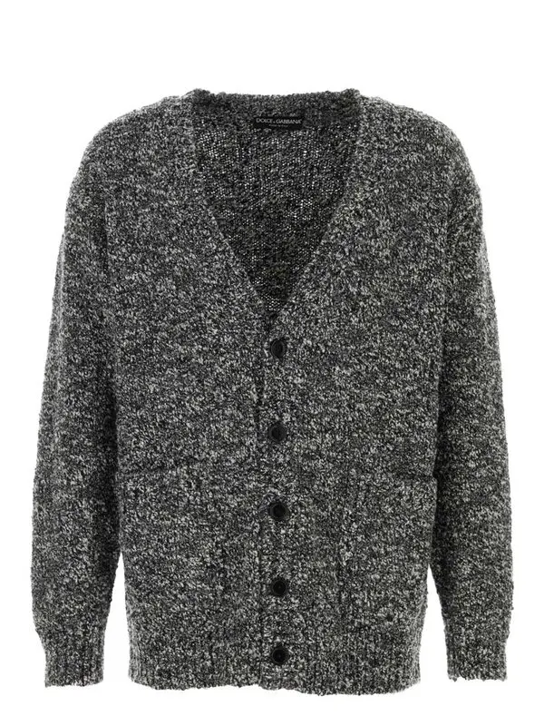 Dolce & Gabbana Two-tone Wool Blend Cardigan - Multicoloured