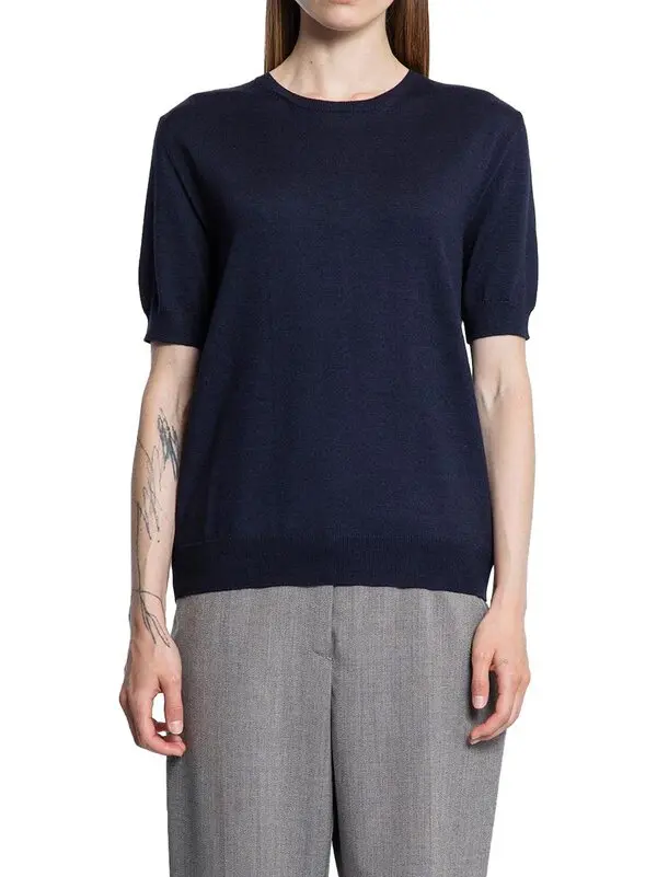 Prada Virgin Wool Knitwear - Blue