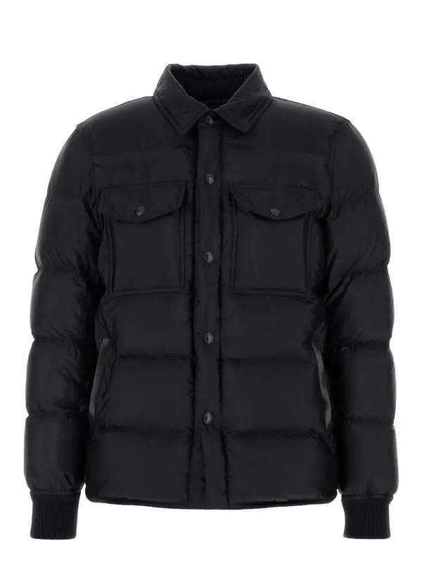 TOM FORD Quilted Down Jacket - Blue