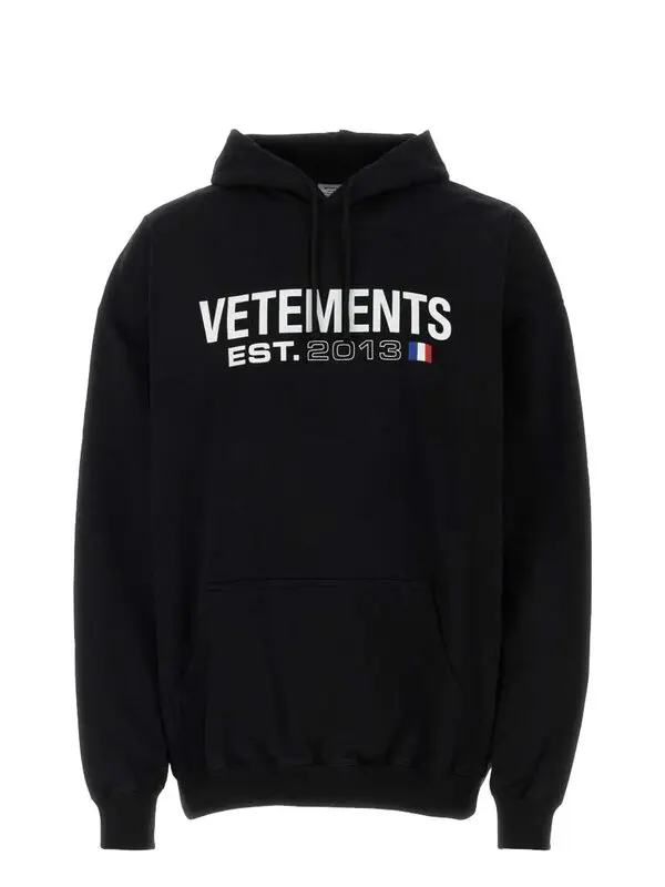 Vetements Oversized Sweatshirt - Black