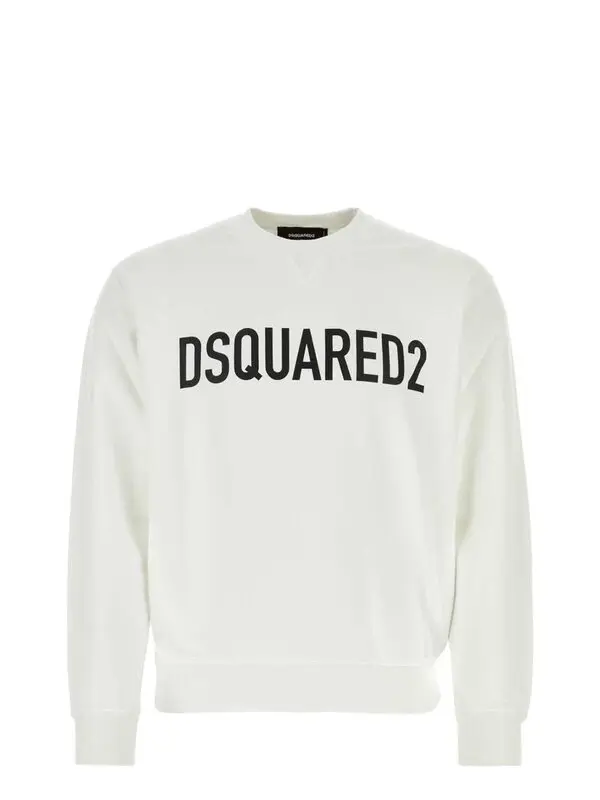 Dsquared2 Cotton Sweatshirt - White