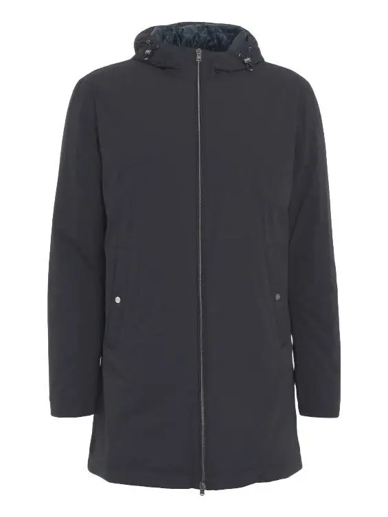 Herno Padded Thigh-length Parka - Blue