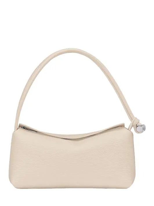 Longchamp Le Roseau East/west Leather Shoulder Bag - Paper