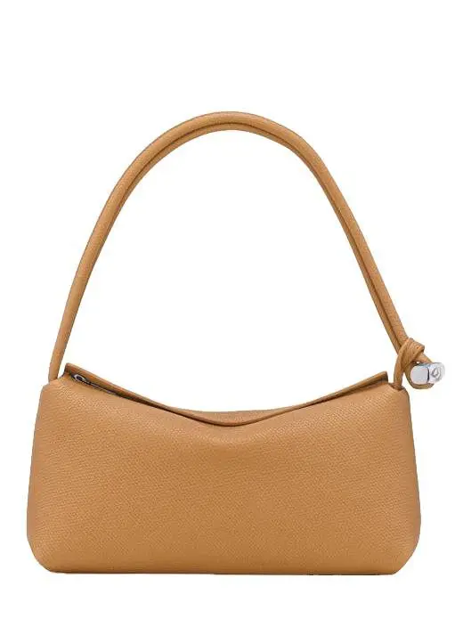 Longchamp Le Roseau East/west Leather Shoulder Bag - Walnut