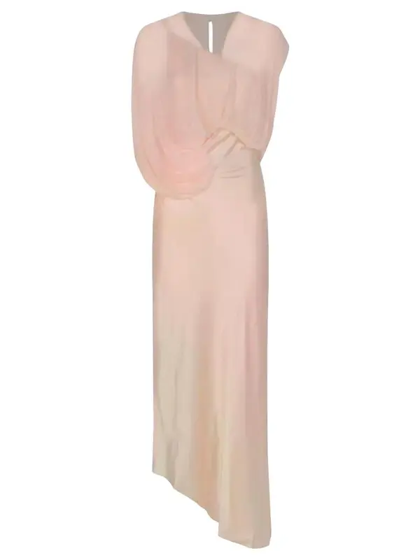 Christopher Esber Draped Silk Dress - Pink