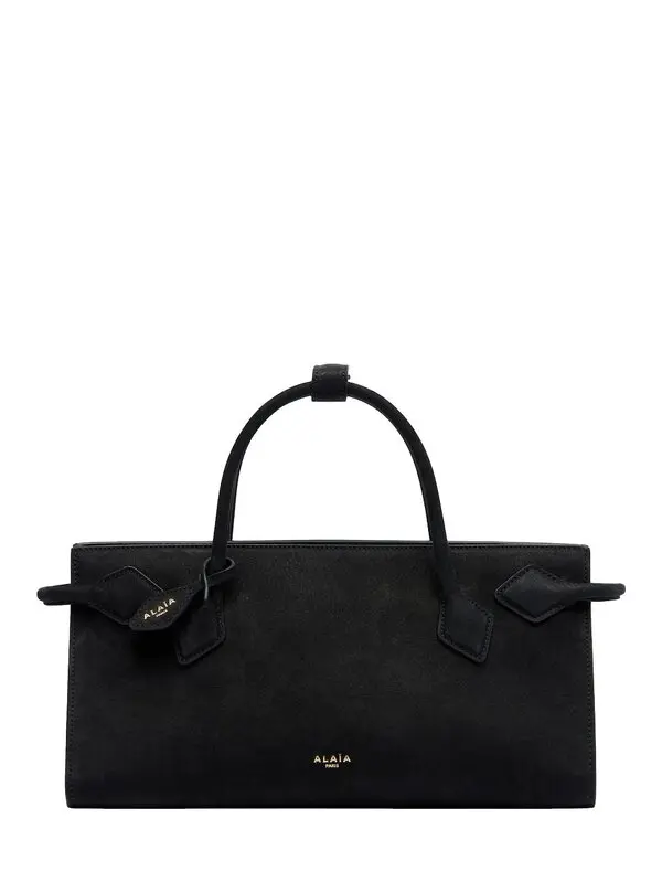 Alaïa Suede Tote Bag - Black