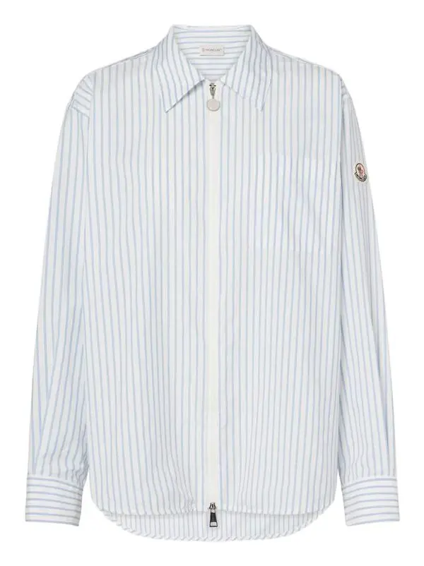 Moncler Striped Shirt - White